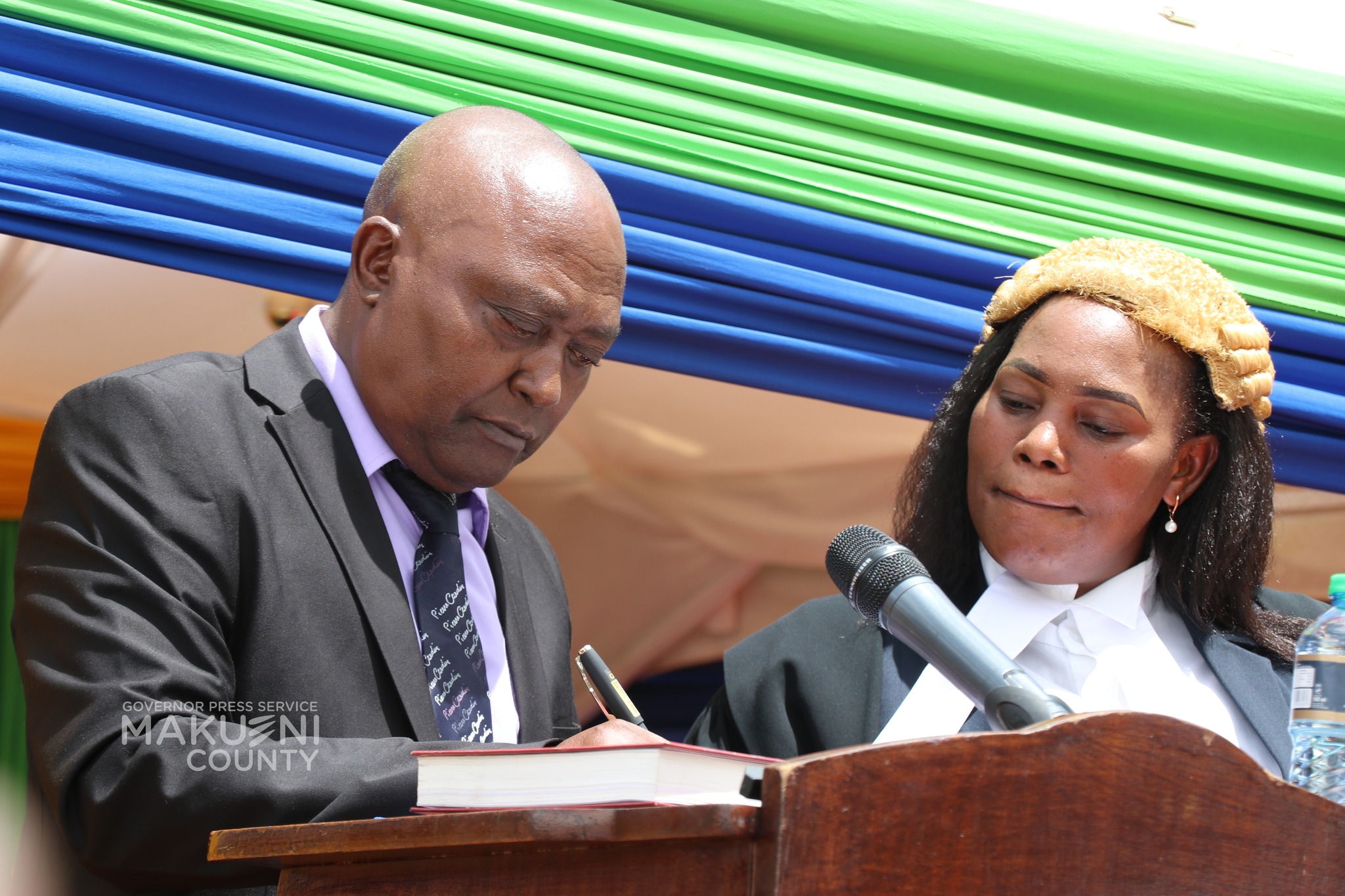 Makueni County Executive Committee Members and the County Attorney take ...