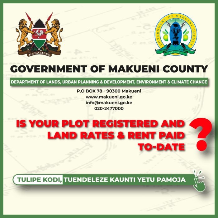 Plot Registration and Payment of Land Rates and Rent - Government of ...