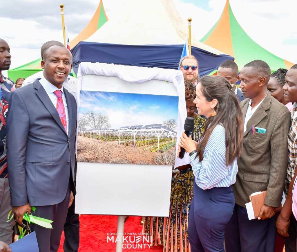 Governor Mutula launches agrivoltaic research site in Kibwezi for ...