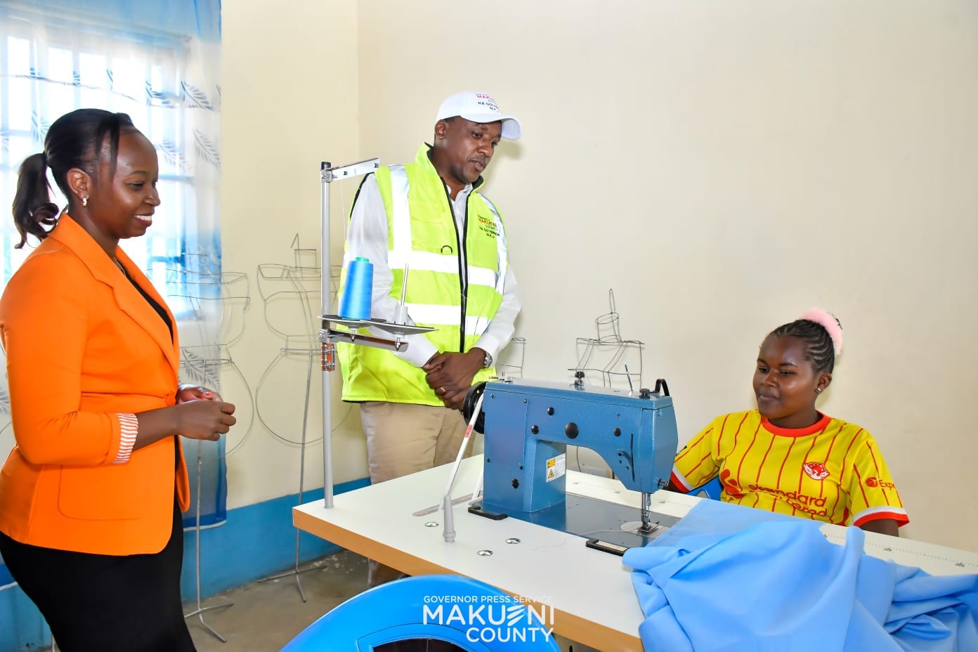 Meet Governor Mutula with his basket of goodies for Mtito-Andei as he ...