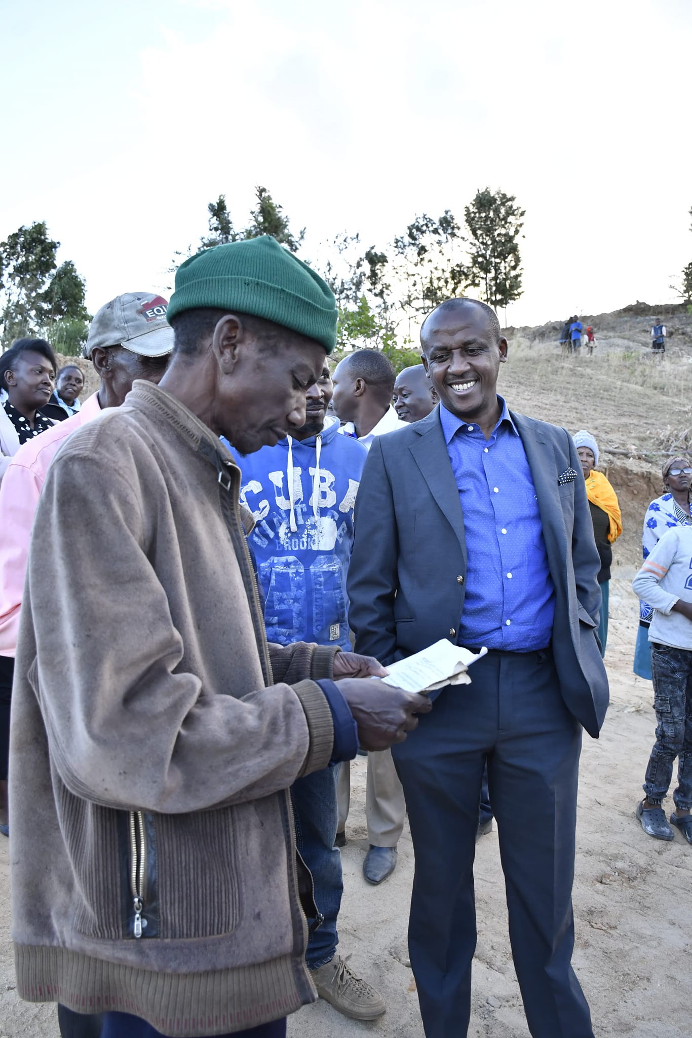 Inspecting the opening up of Kalala- Ititu - Kwa Kimae road, Mbooni ...