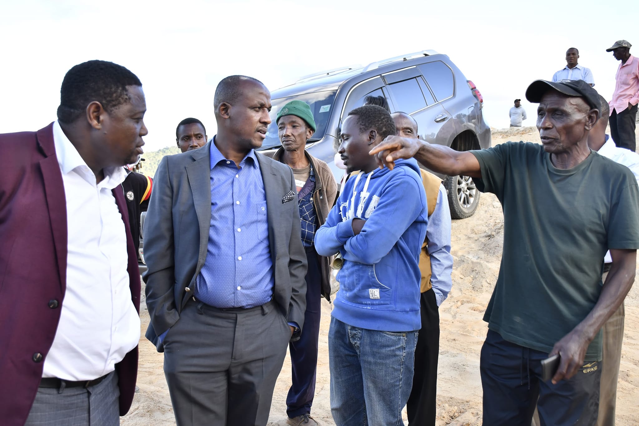 Inspecting the opening up of Kalala- Ititu - Kwa Kimae road, Mbooni ...