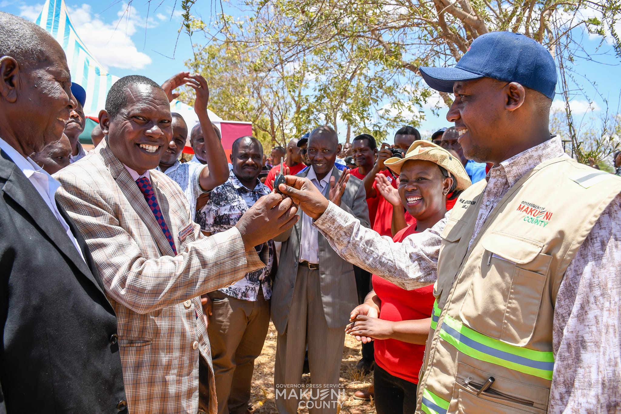 Kitise Rural Development (KRD) receives a vehicle to assist in their ...