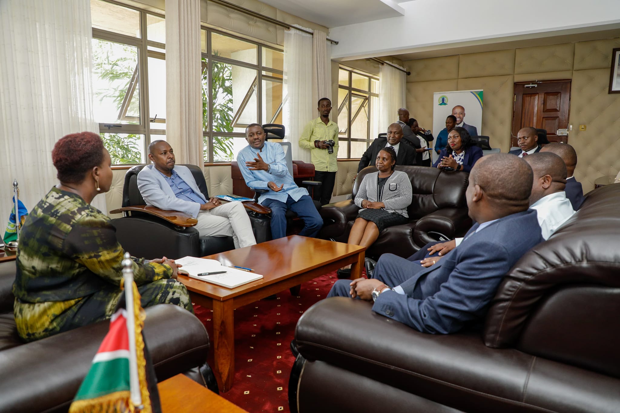 CABINET SECRETARY FOR HEALTH SUSAN NAKHUMICHA EARLIER TODAY ARRIVED IN ...