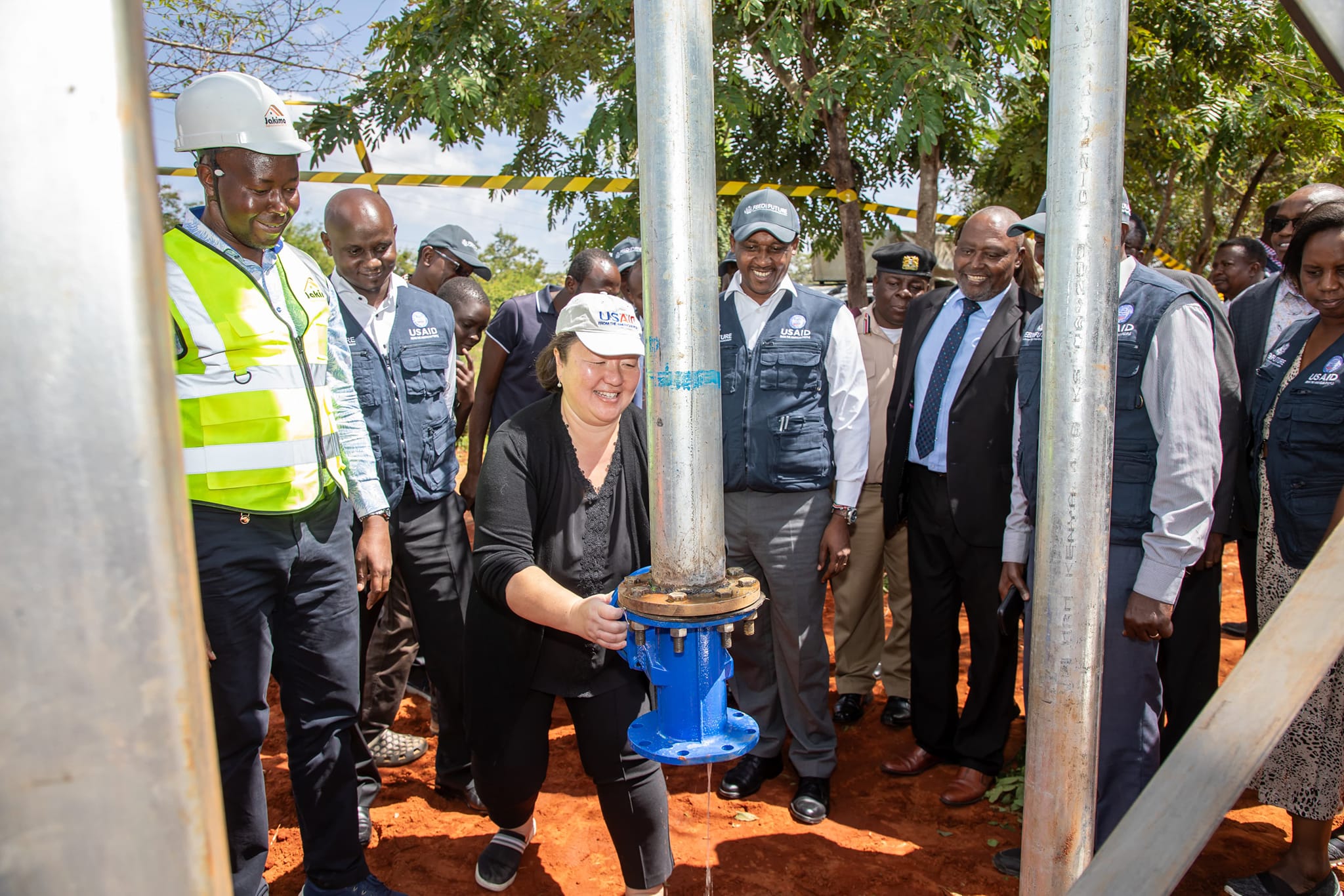 USAID ENVIRONMENT AND FOOD SECURITY BOSS VISITS MAKUENI FOR A TOUR OF ...