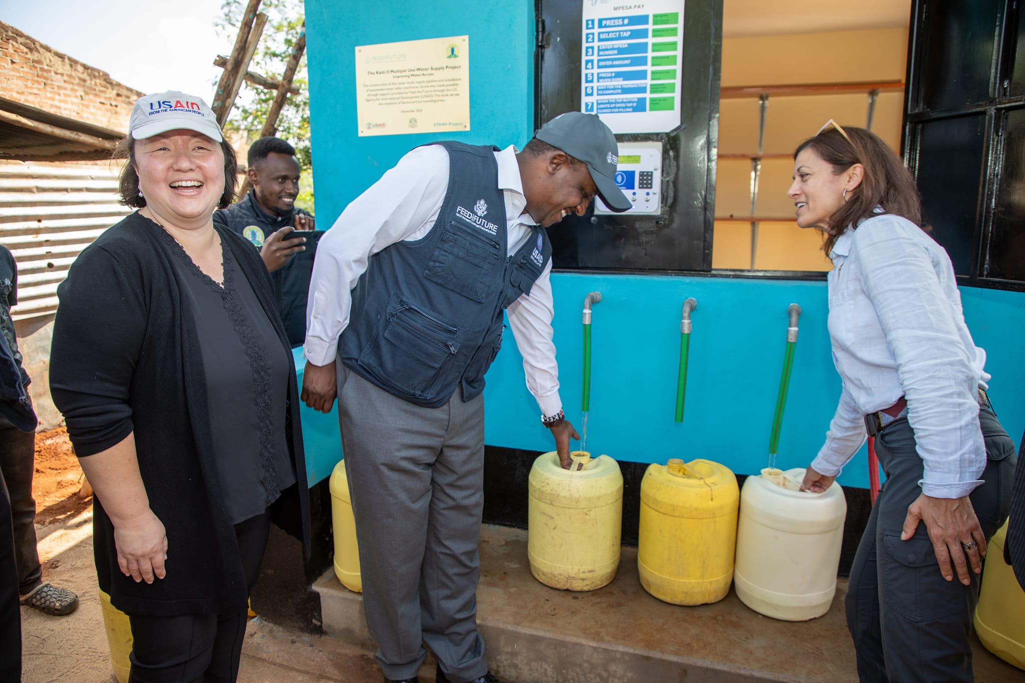 USAID ENVIRONMENT AND FOOD SECURITY BOSS VISITS MAKUENI FOR A TOUR OF ...