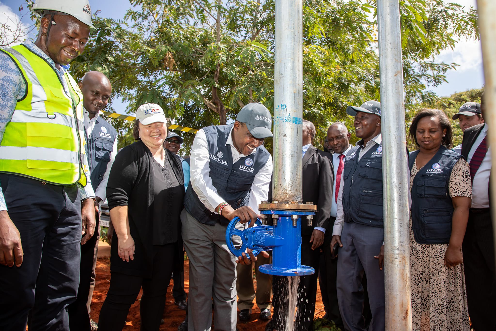 USAID ENVIRONMENT AND FOOD SECURITY BOSS VISITS MAKUENI FOR A TOUR OF ...