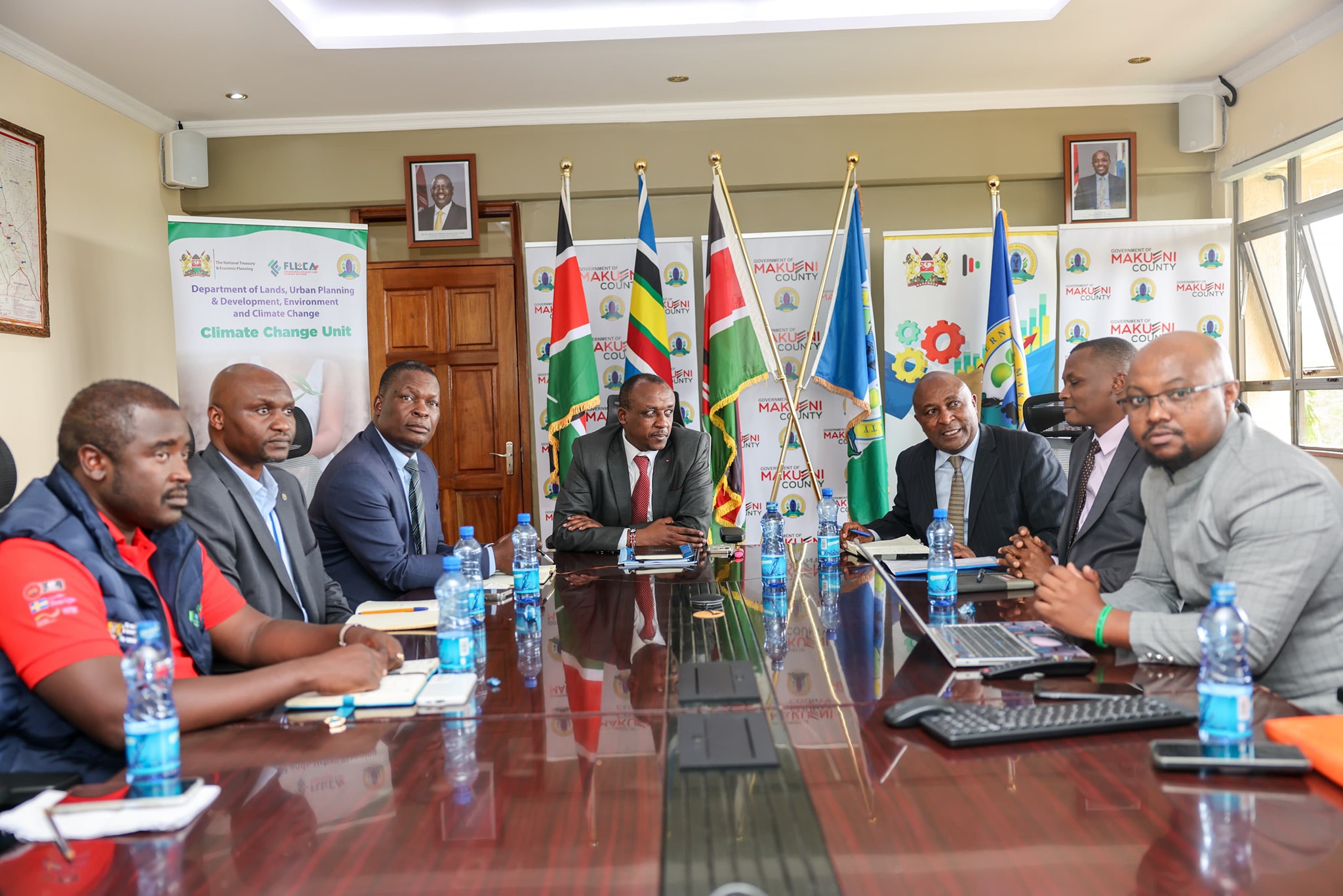 GOVERNOR MUTULA, FLLOCA TEAM REVIEW CLIMATE RESILIENCE PROJECTS, PLAN ...